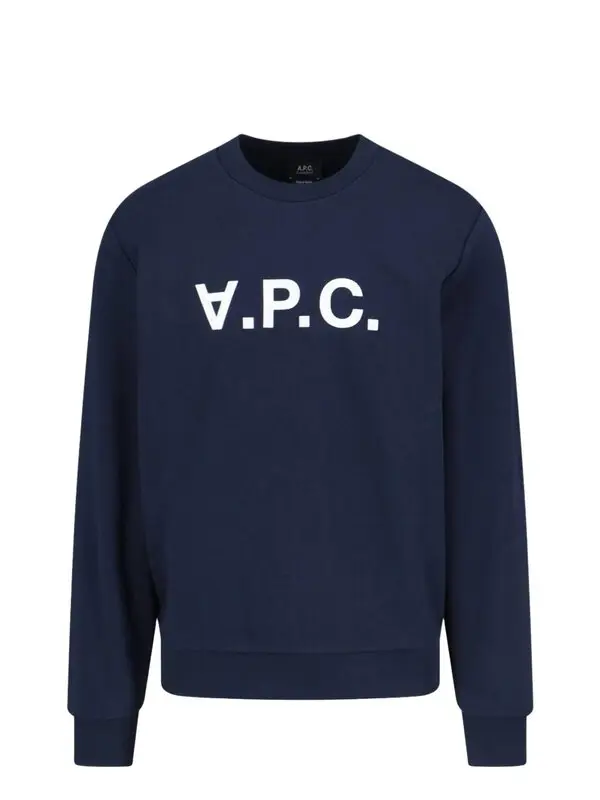 MAISON MARGIELA Logo Sweatshirt - Blue