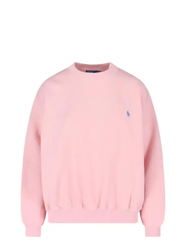 GOLDEN GOOSE Logo Sweatshirt - Pink