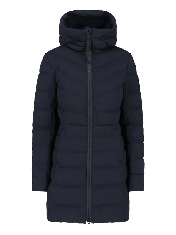 Canada Goose Clair Label Quilted Coat - Black