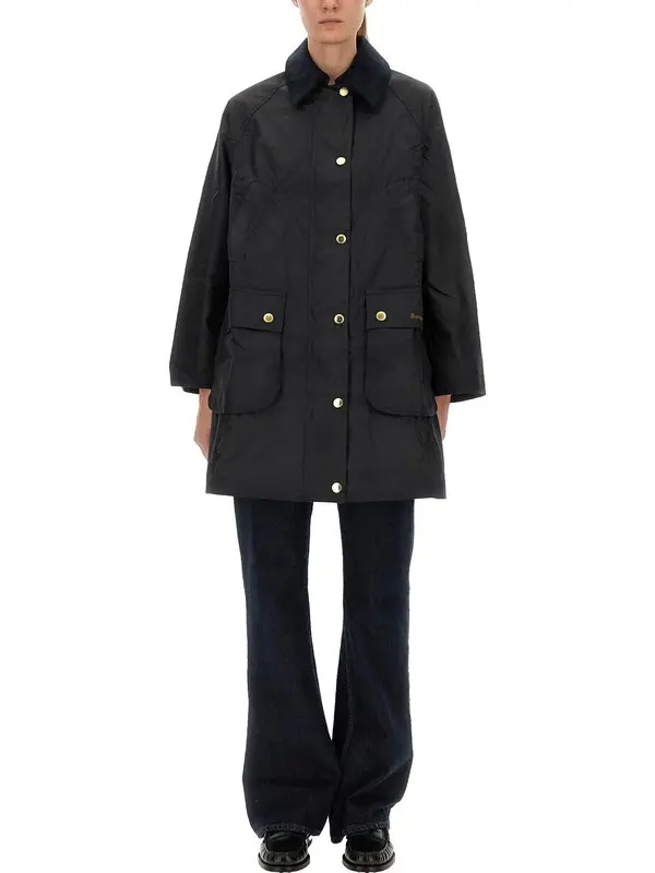 Barbour Waxed Jacket - Blue