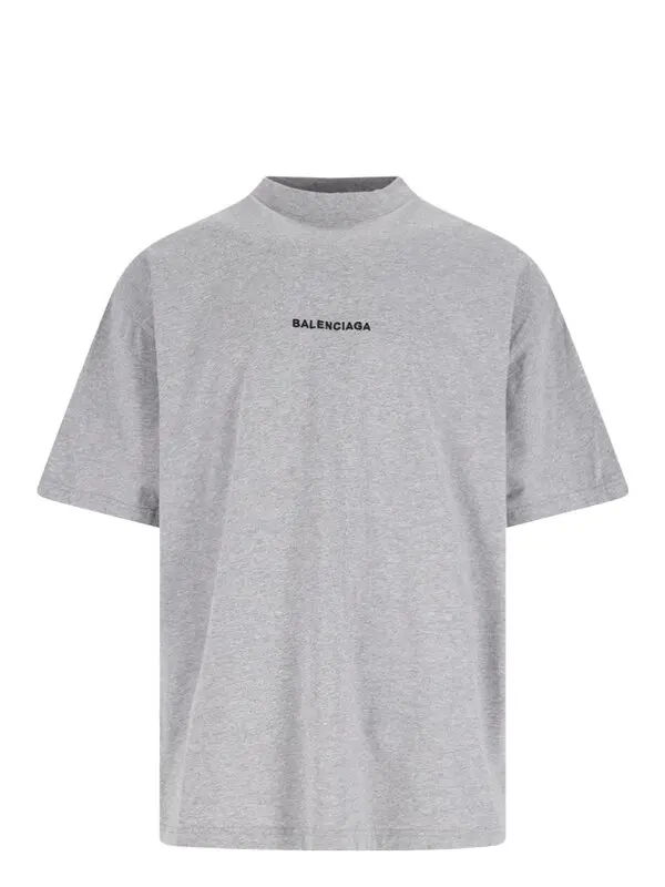 Balenciaga Uniform' Oversize T-shirt - Gray