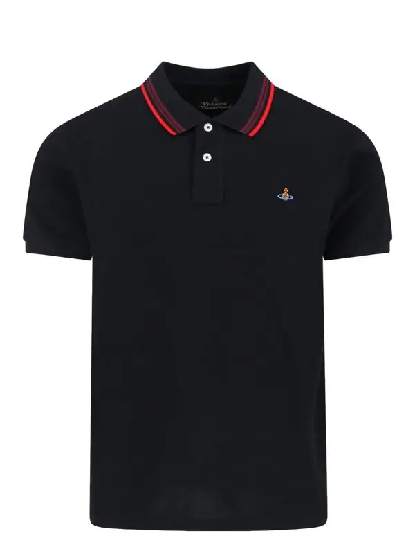 VIVIENNE WESTWOOD Polo "orb - Black