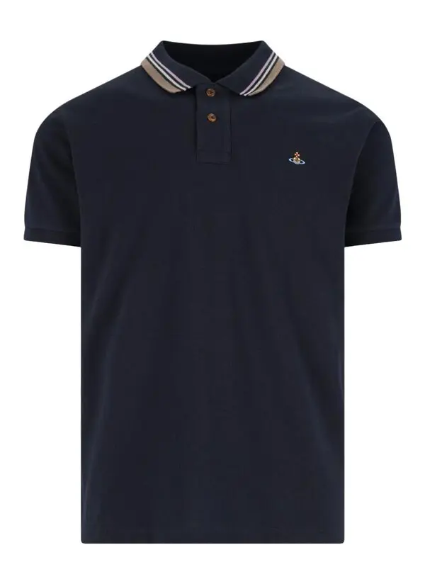 VIVIENNE WESTWOOD Polo "orb - Blue