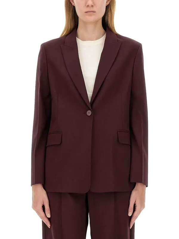 ALYSI Tailored Jacket - Bordeaux