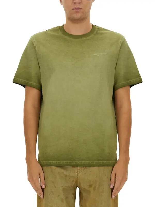 MSGM T-shirt With Logo - Green