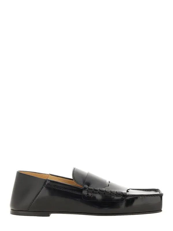 Jacquemus Mocassin Carre Loafers - Black