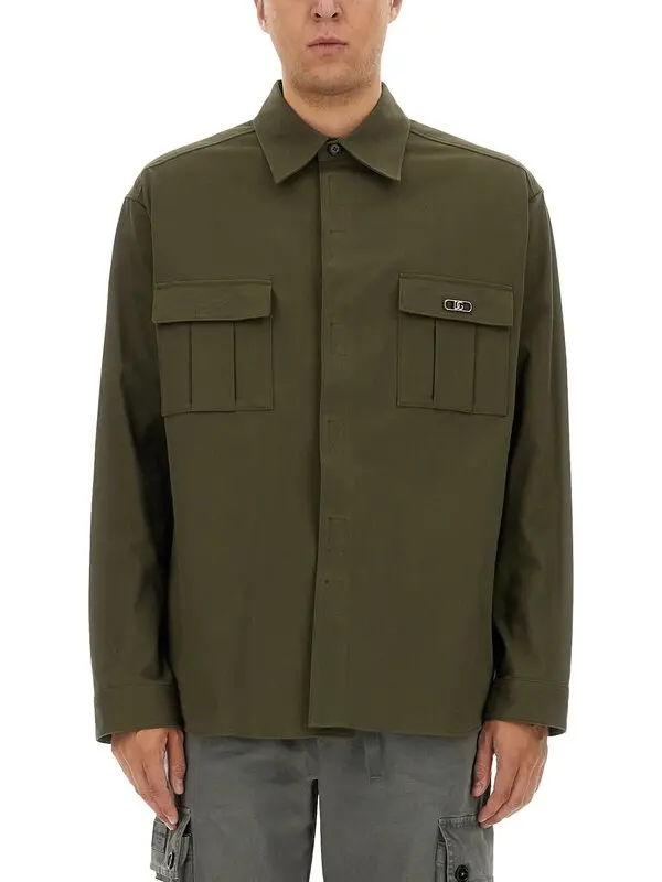 Dolce & Gabbana Shirt With Pockets - Green