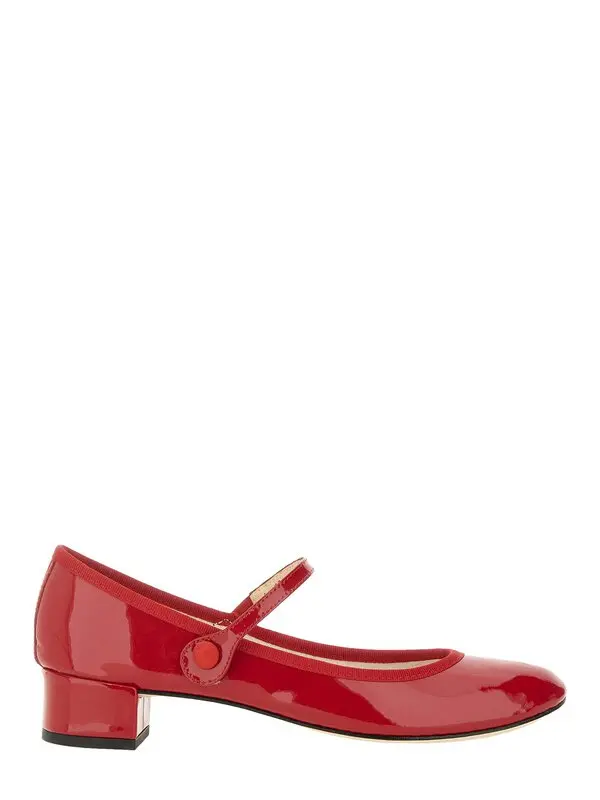 Repetto Mary Jane Pumps - Red
