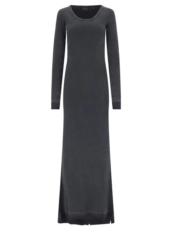 Balenciaga Maxi Lingerie Dress - Black