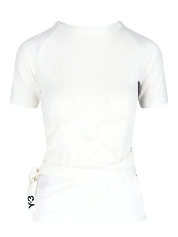 Y3 Belted T-shirt - White