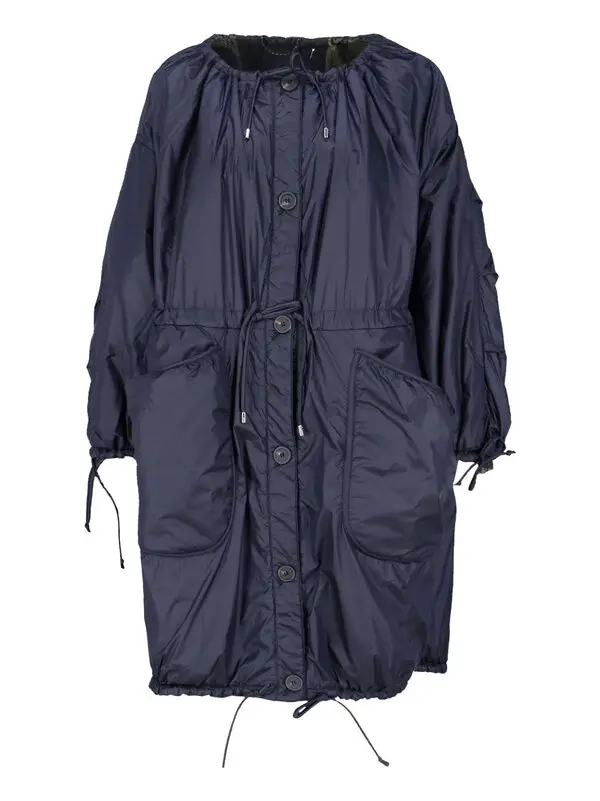 MARFA STANCE Parachute Reversible Parka - Black