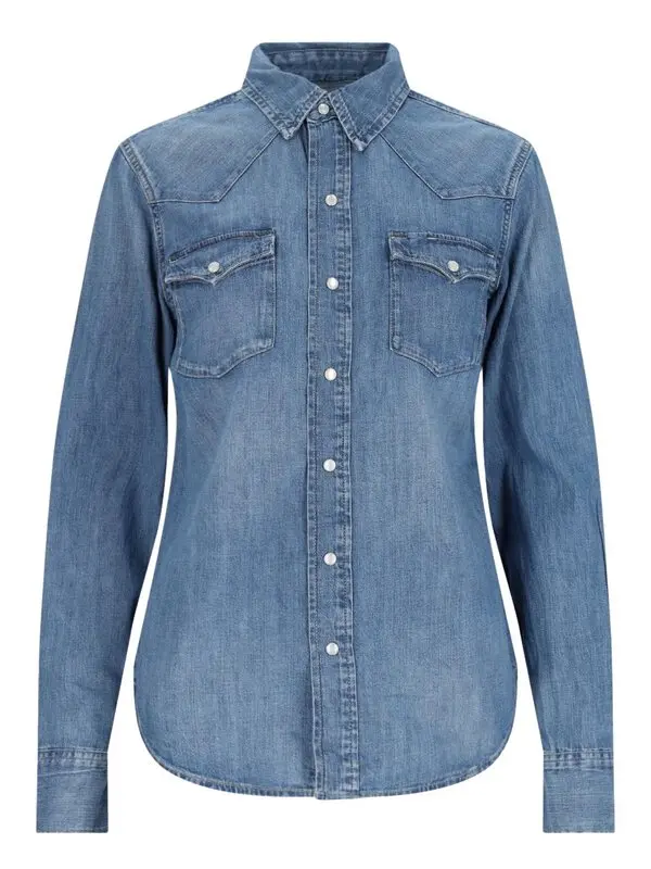 MAISON MARGIELA Denim Shirt - Blue