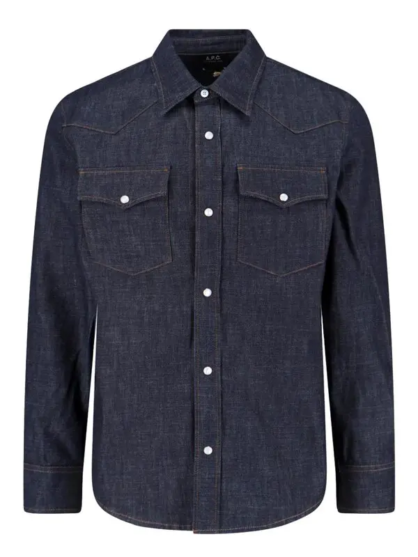 Attico Denim Shirt - Blue