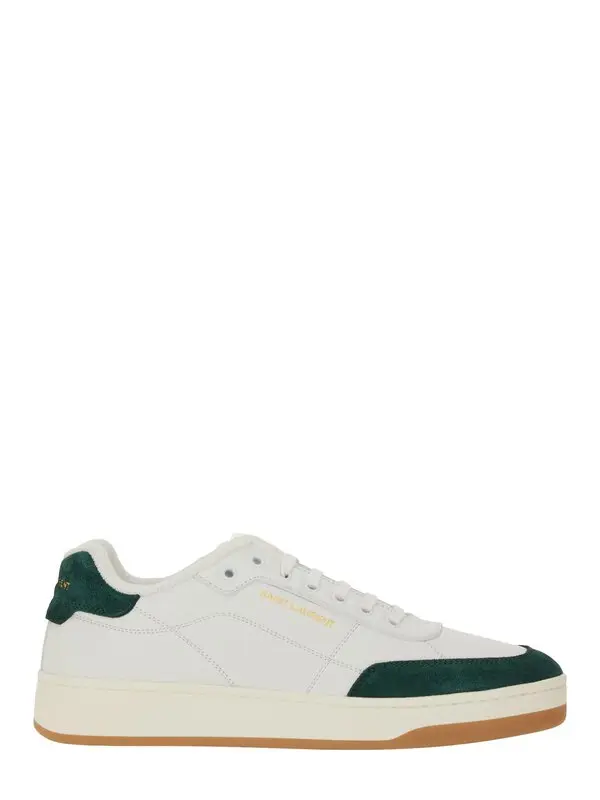 Saint Laurent Sl/61 Leather Sneaker - White