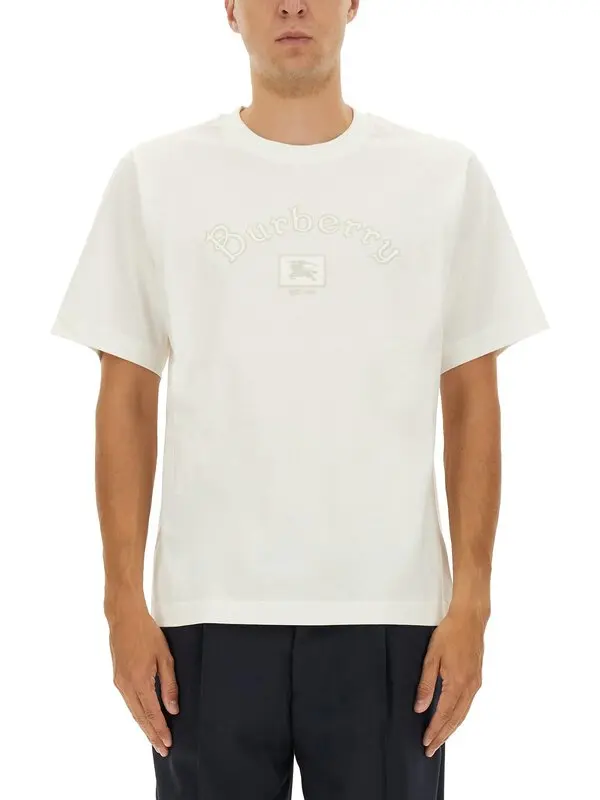 Burberry Gothic Logo T-shirt - White