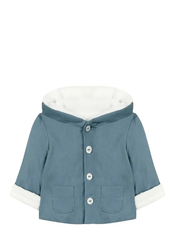 TARTINE ET CHOCOLAT Hooded Coat - Blue