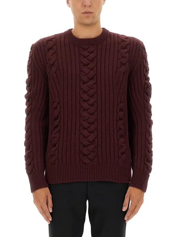 Alexander McQueen Wool Sweater - Bordeaux
