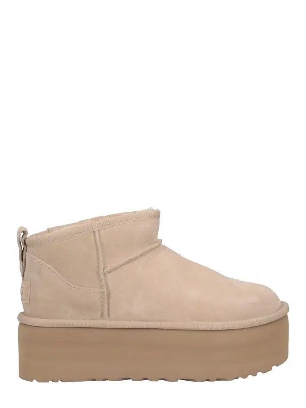UGG Classic Ultra Mini Platform Boots - Beige