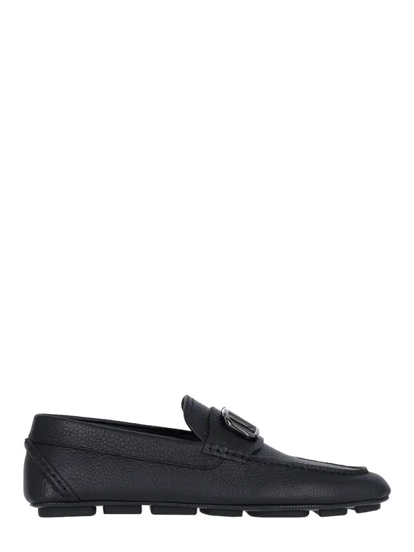 Valentino Garavani Vlogo Loafers - Black