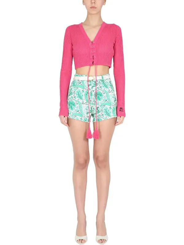 Etro Linen Knitwear - Pink