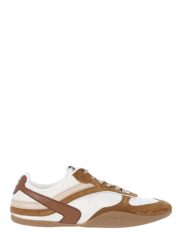 Miu Miu Gymnasium Sneakers - Brown