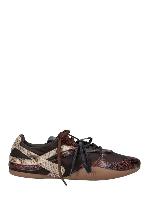 Miu Miu Gymnasium Sneakers - Brown