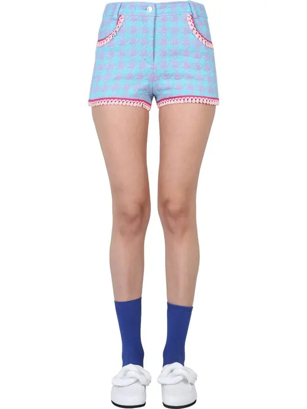 Moschino Houndstooth Short - Azure