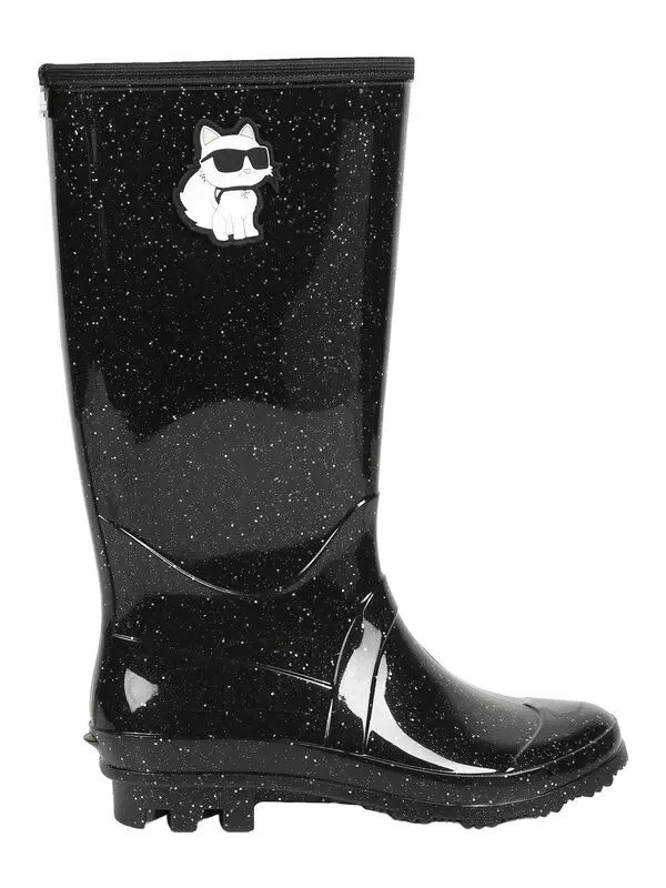 Karl Lagerfeld Rain Boots - Black