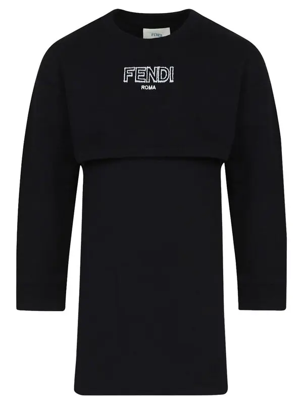 Fendi Sweater Dress - Black