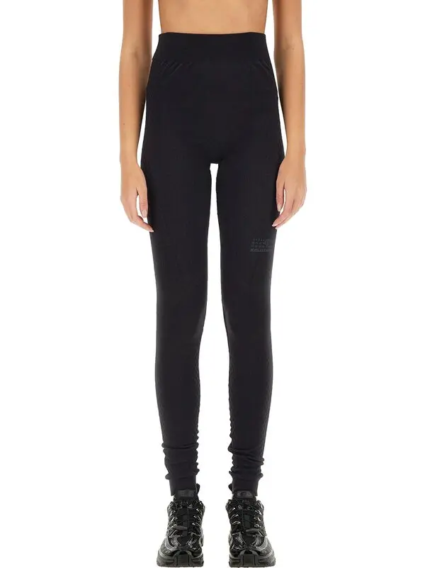 MM6 MAISON MARGIELA X SALOMON Leggings With Logo - Black
