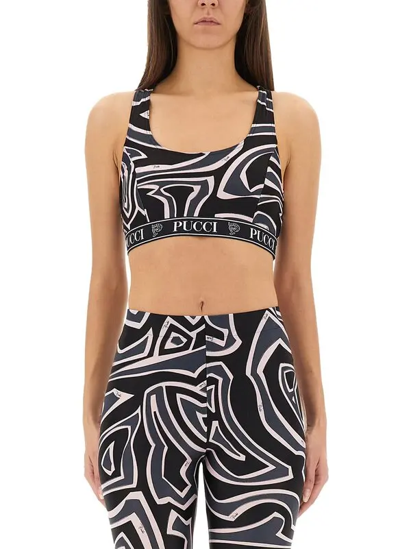 Emilio Pucci Labyrinth Print Top - Multicolour