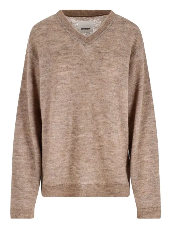 MYTHINKS Alpaca Blend Sweater - Beige