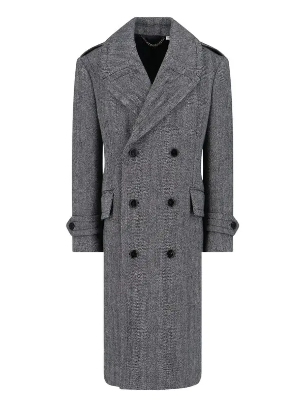 Isabel Marant Double-breasted Wool Coat - Gray