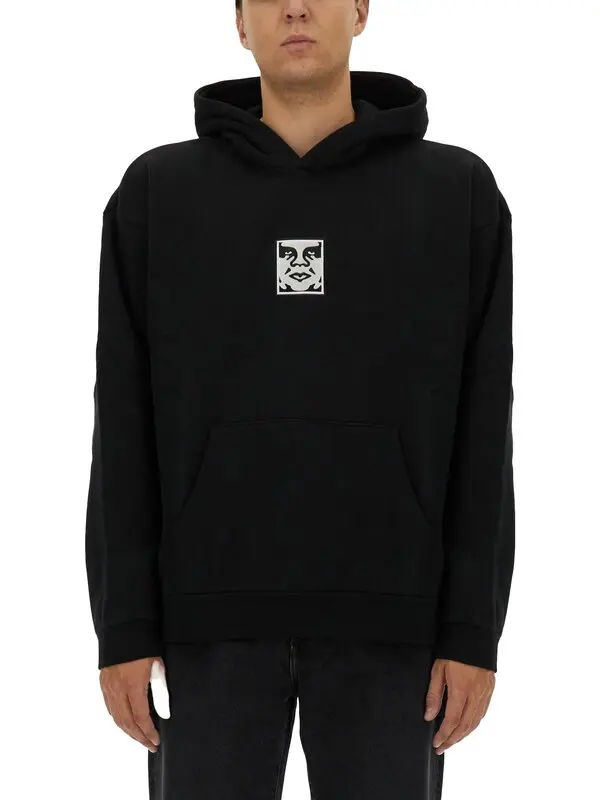 Obey Printed Sweatshirt - Black