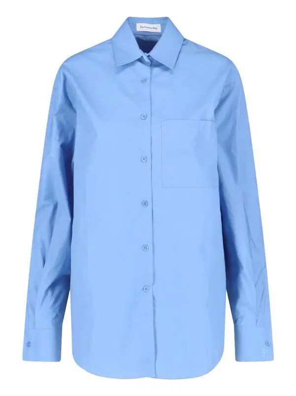 THE FRANKIE SHOP Lui Shirt - Blue