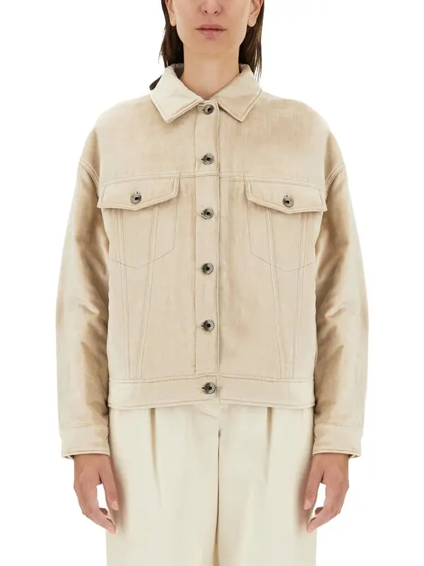 Brunello Cucinelli Padded Jacket - Beige