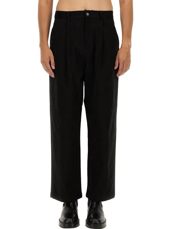 Moschino Regular-fit Barcode Pant - Black