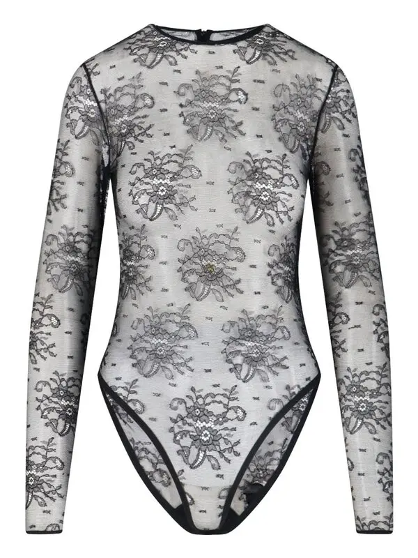 Dolce & Gabbana Lace Bodysuit - Black
