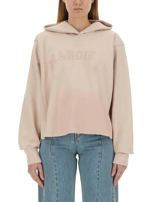 MAISON MARGIELA Cotton Sweatshirt - Pink