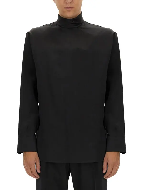 Dolce & Gabbana Wide Turtleneck - Black
