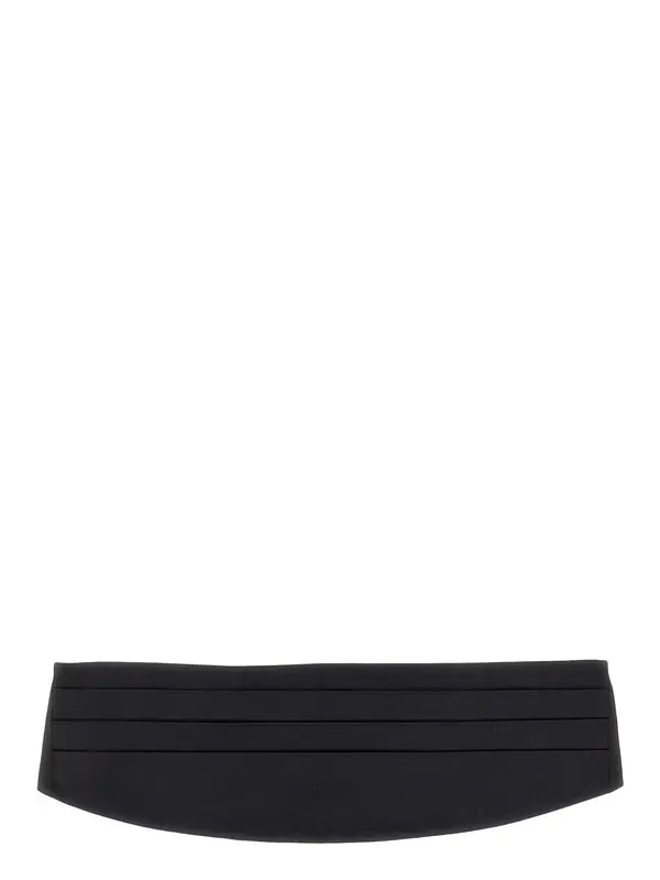 Dolce & Gabbana Satin Cummerbund - Black