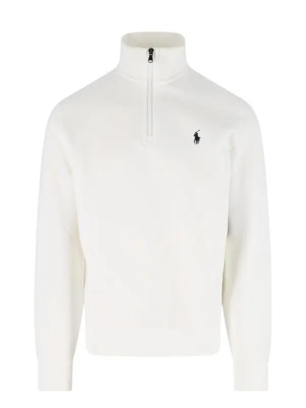 Gucci Pleated Zip Sweatshirt - White