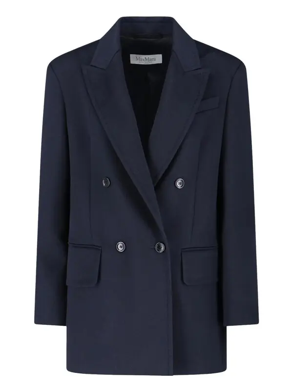 Max Mara Olimpia Double-breasted Blazer - Blue
