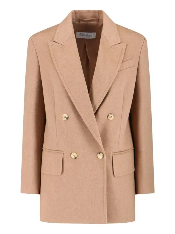 Max Mara Olimpia Double-breasted Blazer - Brown