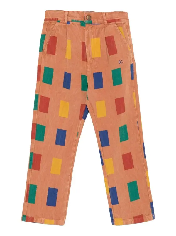 BOBO CHOSES All Over Print Chino Pants - Brown