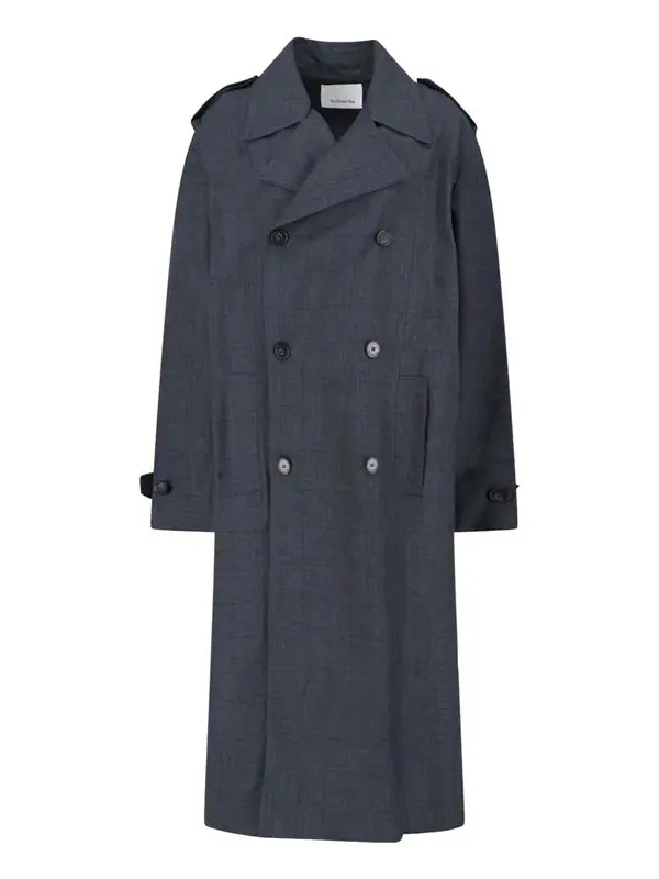 THE FRANKIE SHOP Bleecker Double-breasted Coat - Gray