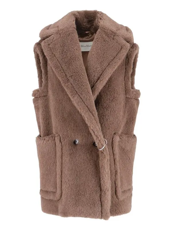 Max Mara Teddy Vest - Brown