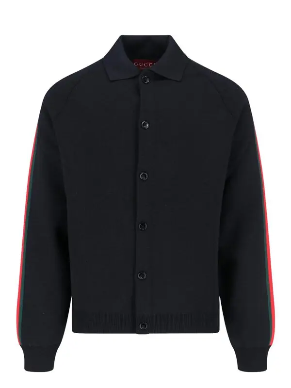 Gucci Wool Cardigan - Black