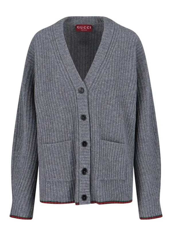 Ralph Lauren Wool Cardigan - Gray
