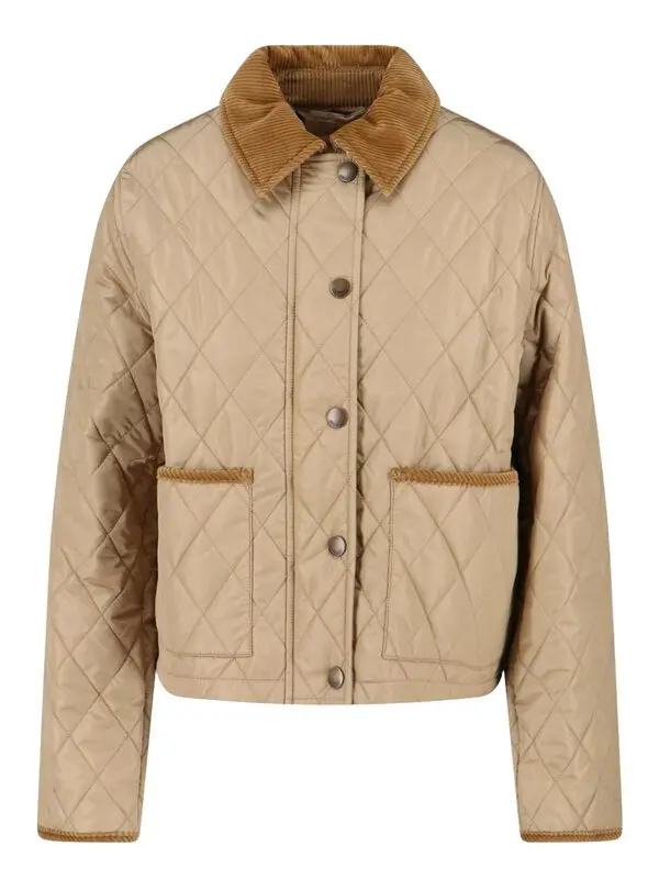 Burberry Quilted Jacket - Beige